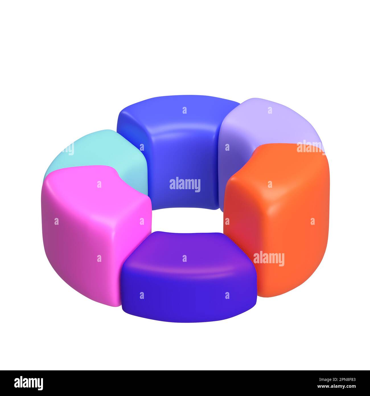 Chart diagram pie infographic share. Element Infographic is divided ...