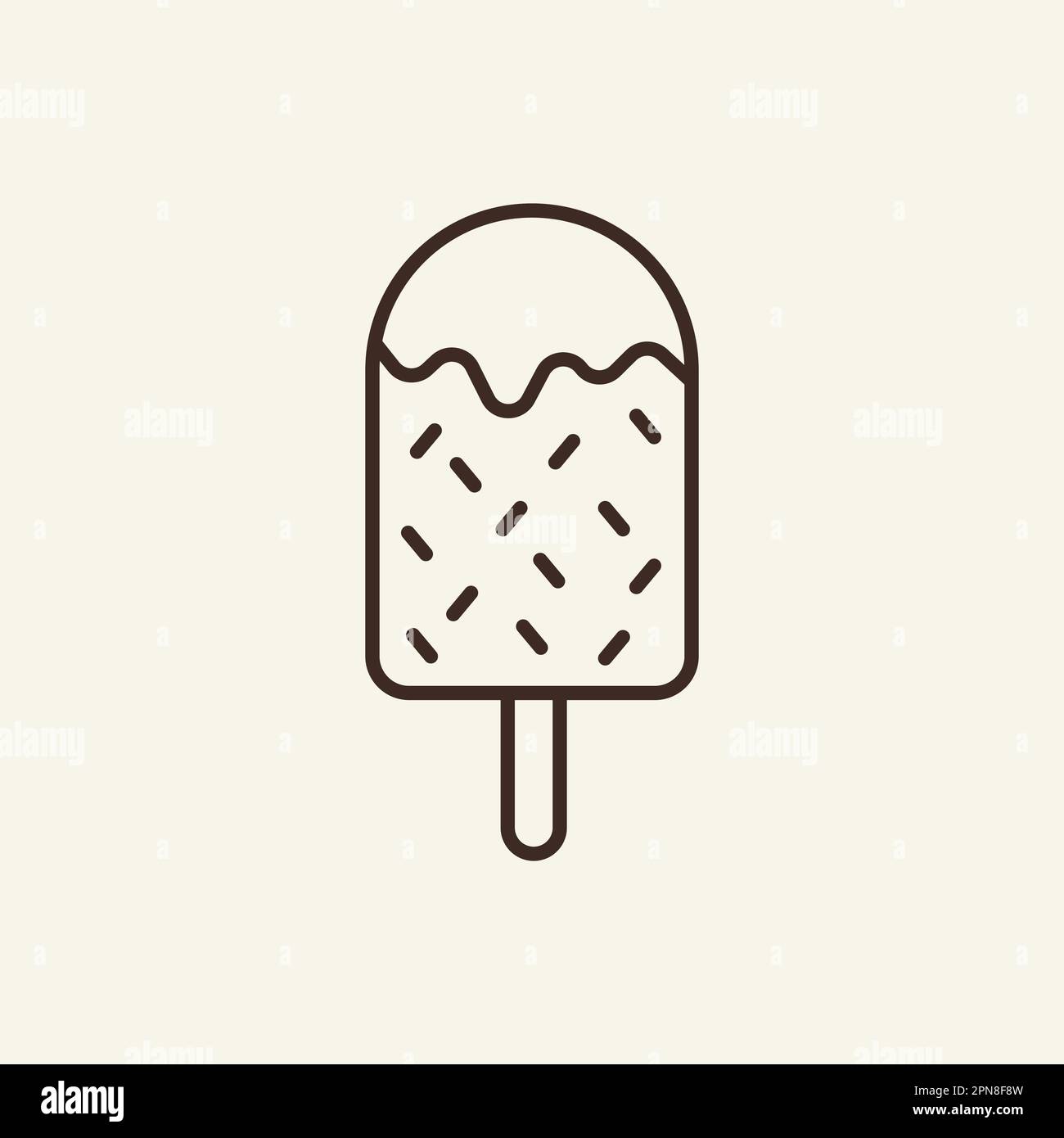 Ice cream line icon Stock Vector Image & Art - Alamy