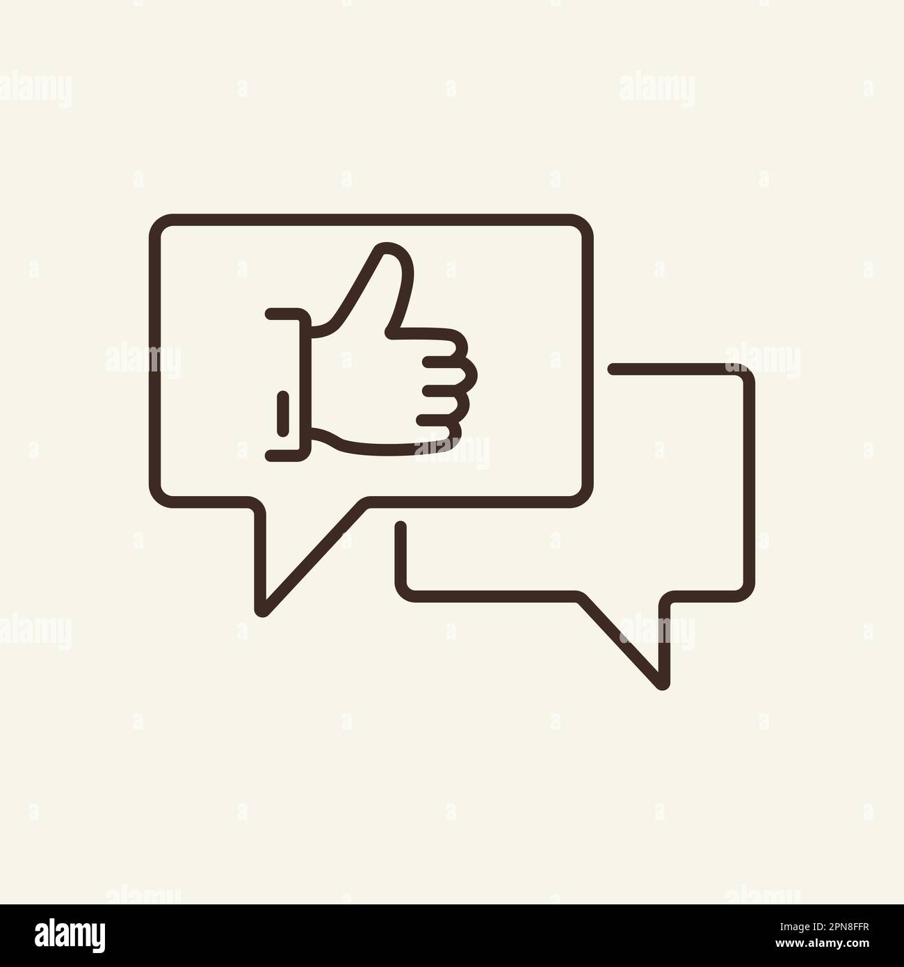 Feedback line icon Stock Vector Image & Art - Alamy