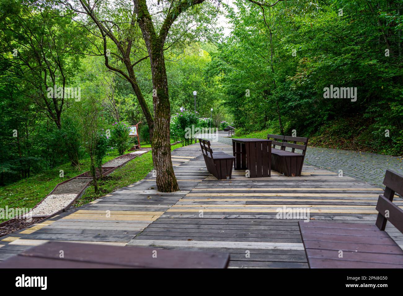 SOVATA, ROMANIA - AUGUST 24, 2022: Sovata city and Ursul lake resort ...