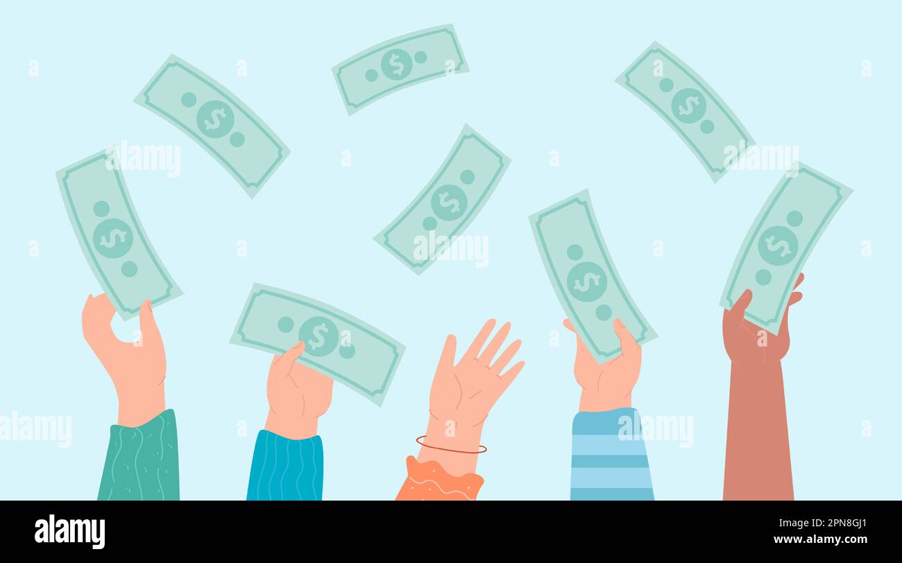 Hands air woman Stock Vector Images - Alamy