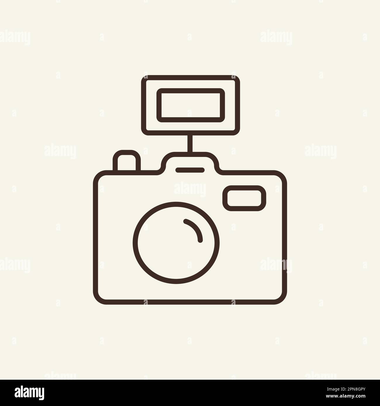 Camera line icon. Photo, photographer Stock Vector Image & Art - Alamy