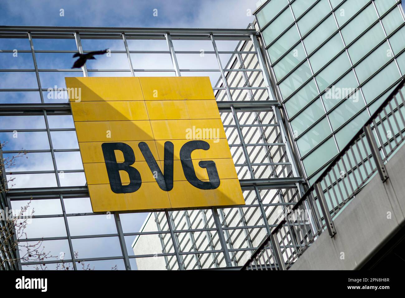 Berlin, Deutschland. 13th Apr, 2023. The logo of the Berliner ...
