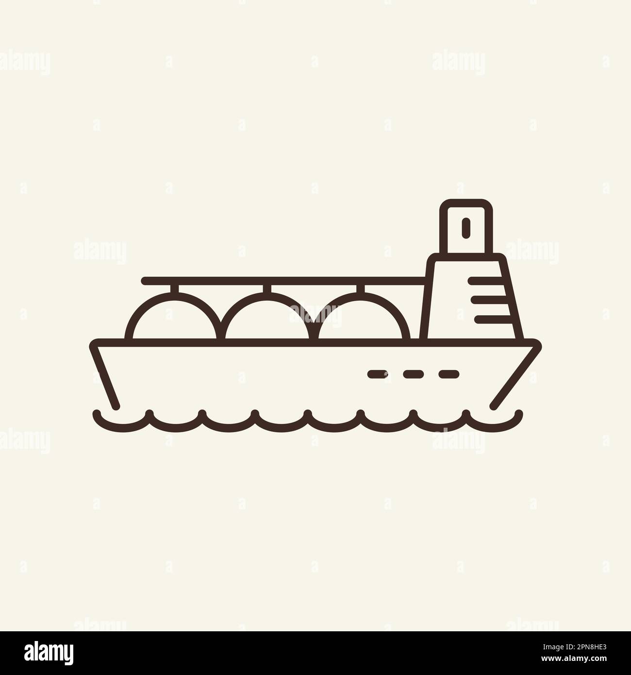Natural gas tanker ship line icon Stock Vector Image & Art - Alamy