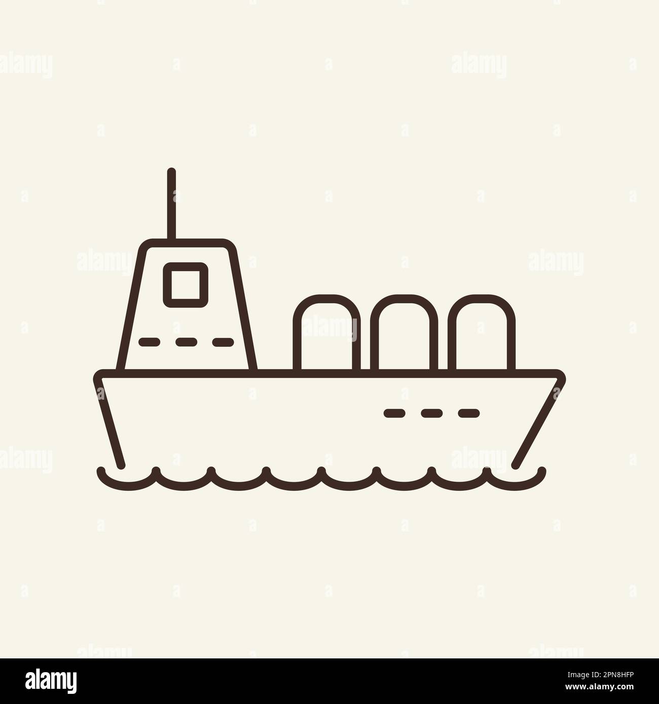 Vessel line icon Stock Vector Image & Art - Alamy