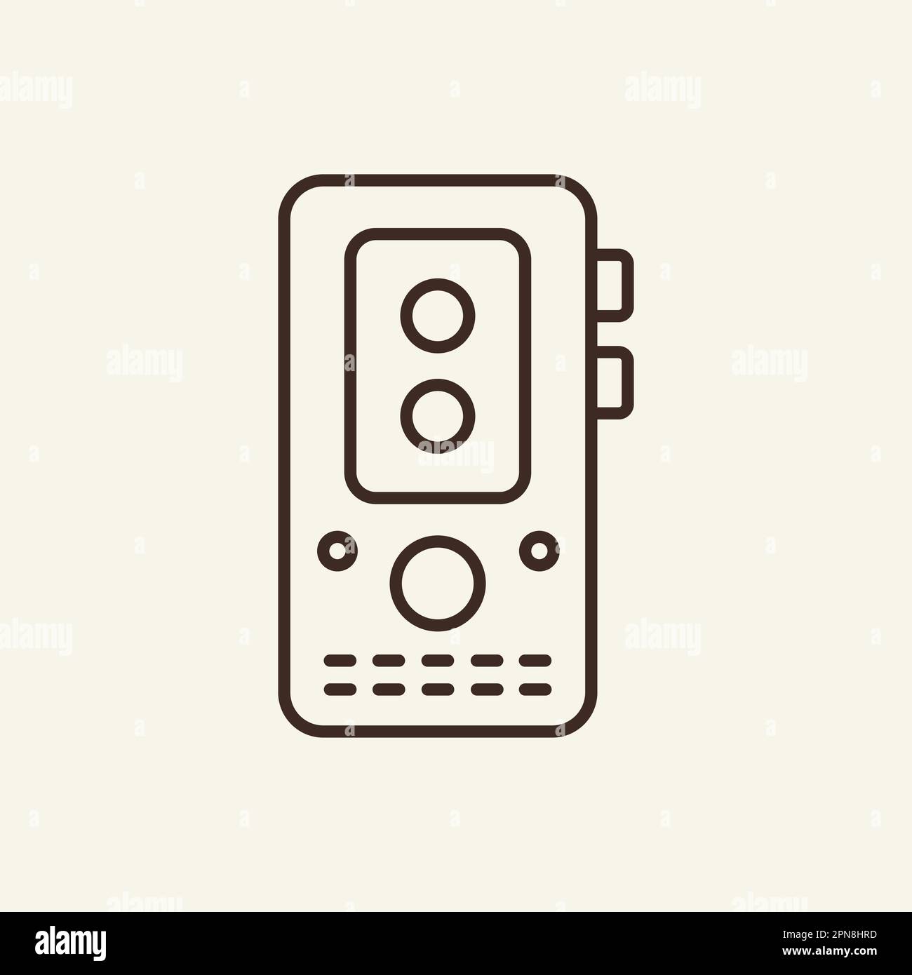 Dictaphone illustration Stock Vector Images - Alamy