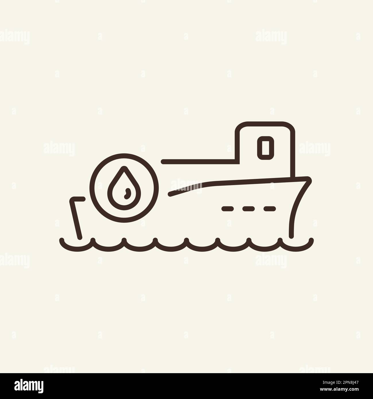 Oil tanker line icon Stock Vector Image & Art - Alamy