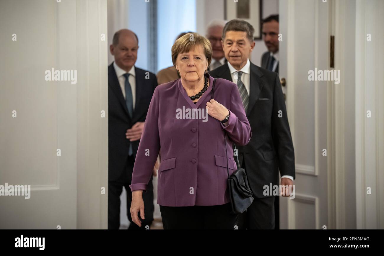 Berlin, Germany. 17th Apr, 2023. Angela Merkel, (CDU), former German ...