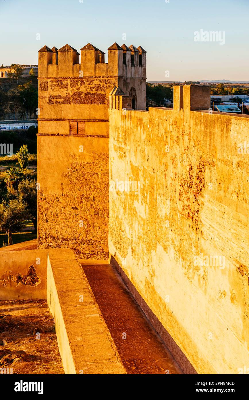 Chemin de ronde of the Alcazaba of Badajoz. The chemin de ronde was ...