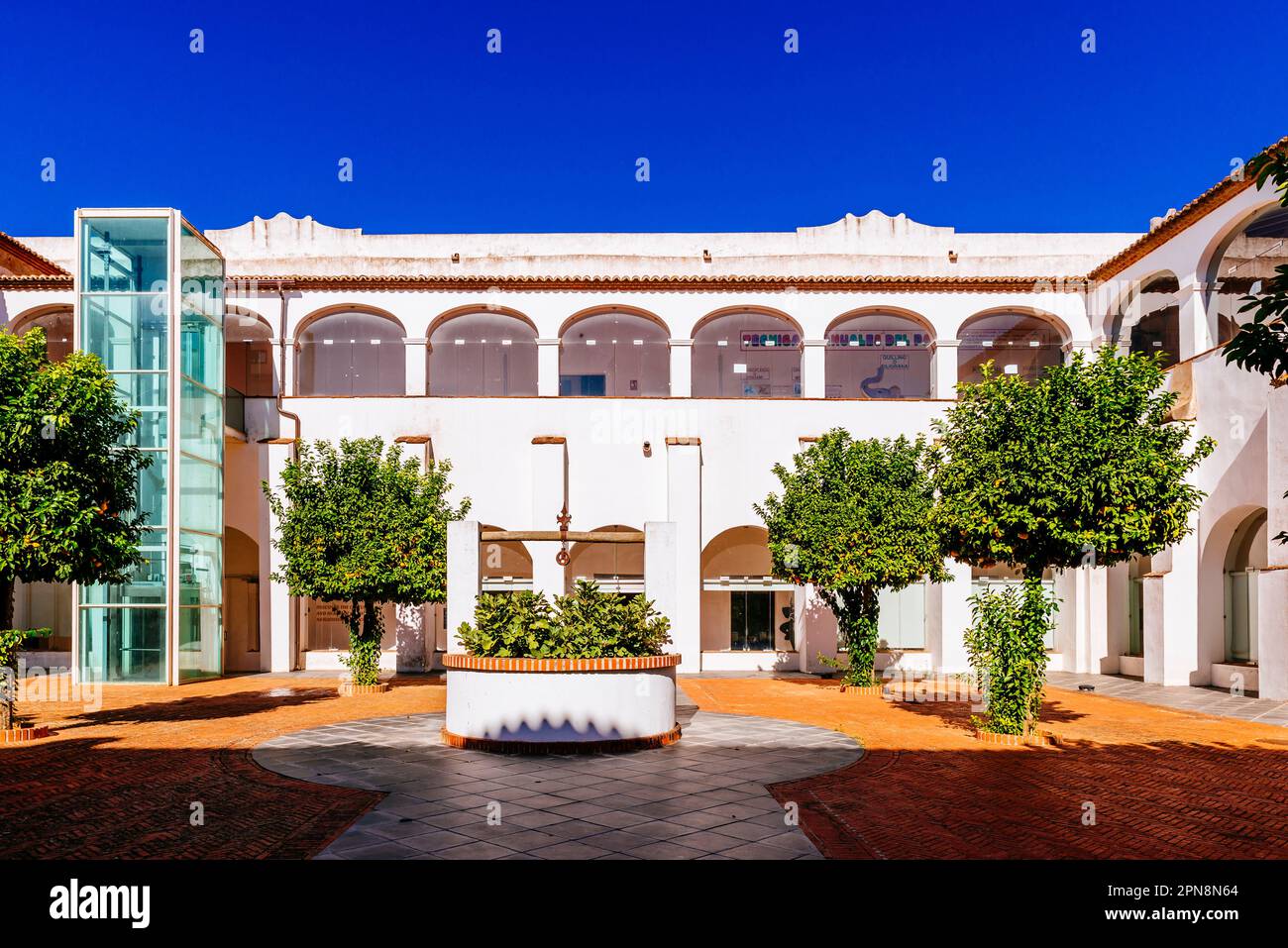 Convent courtyard. Former Convent of San Juan de Dios. Its remodelled ...