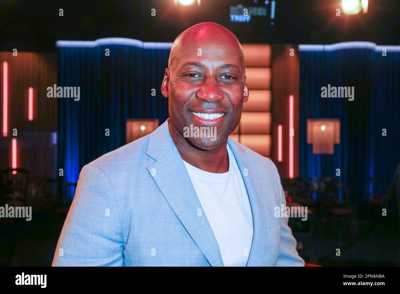 Joe Chialo bei der Aufzeichnung der WDR-Talkshow 'Kölner Treff' im WDR ...