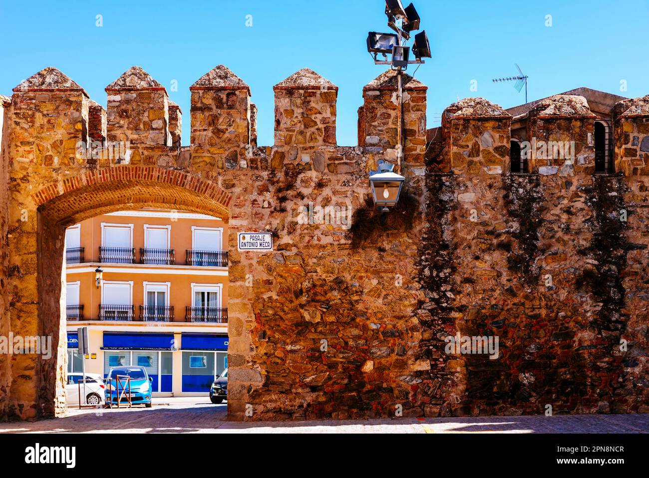 The Palace Gate is located in the Plaza de España, it is part of the ...