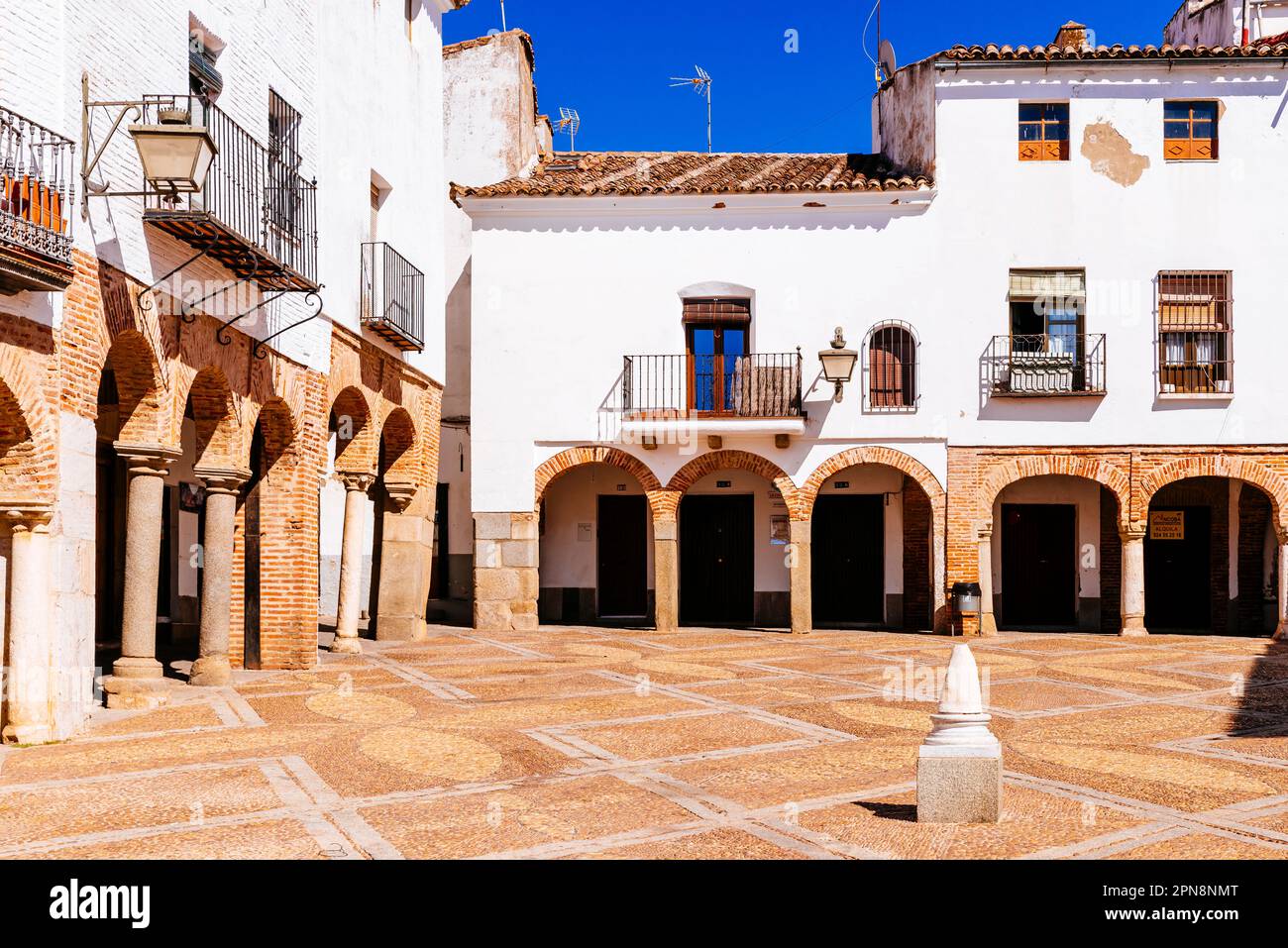 The Plaza Chica of Zafra is the smallest and oldest of the two ...