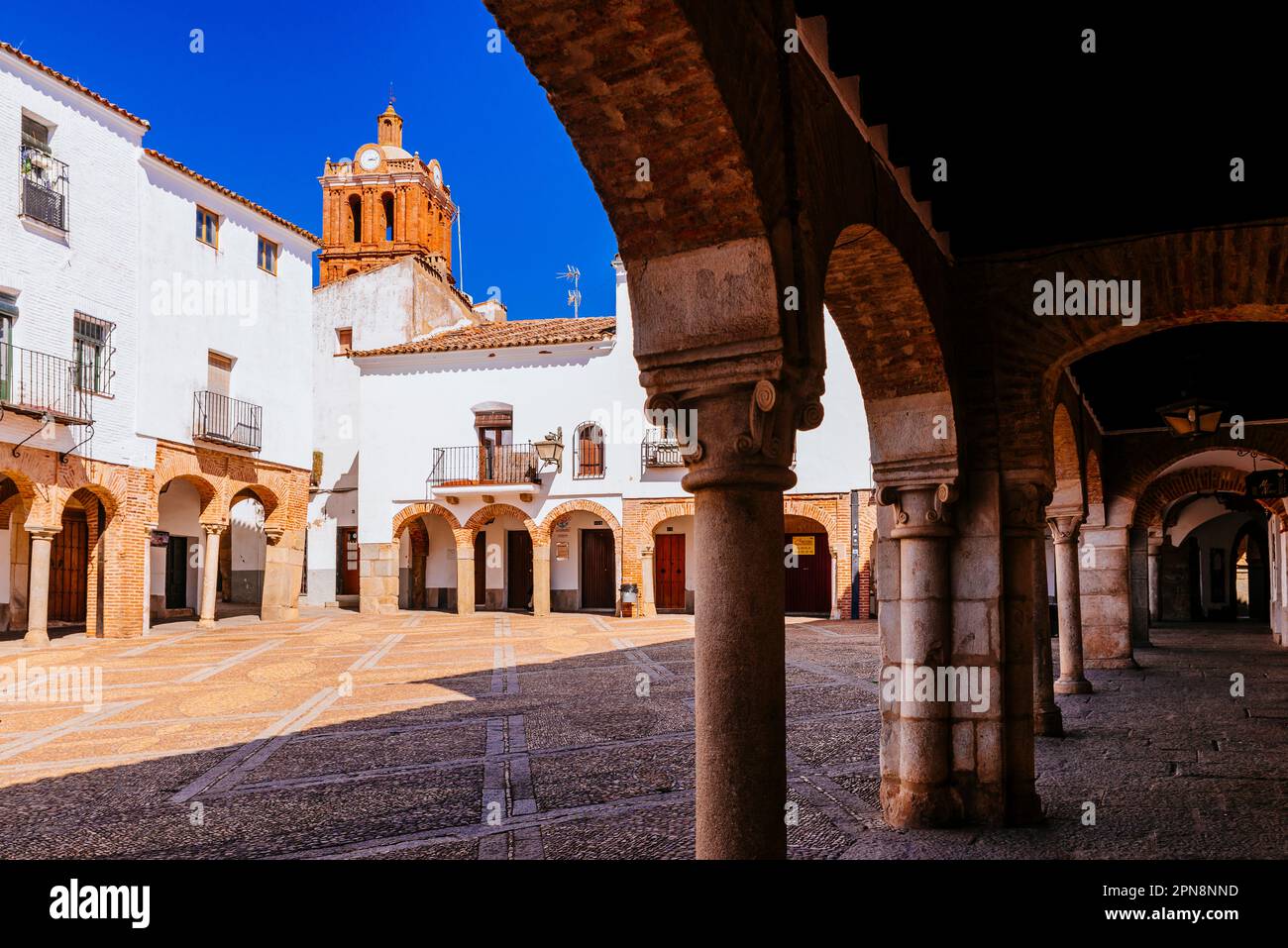 The Plaza Chica of Zafra is the smallest and oldest of the two ...