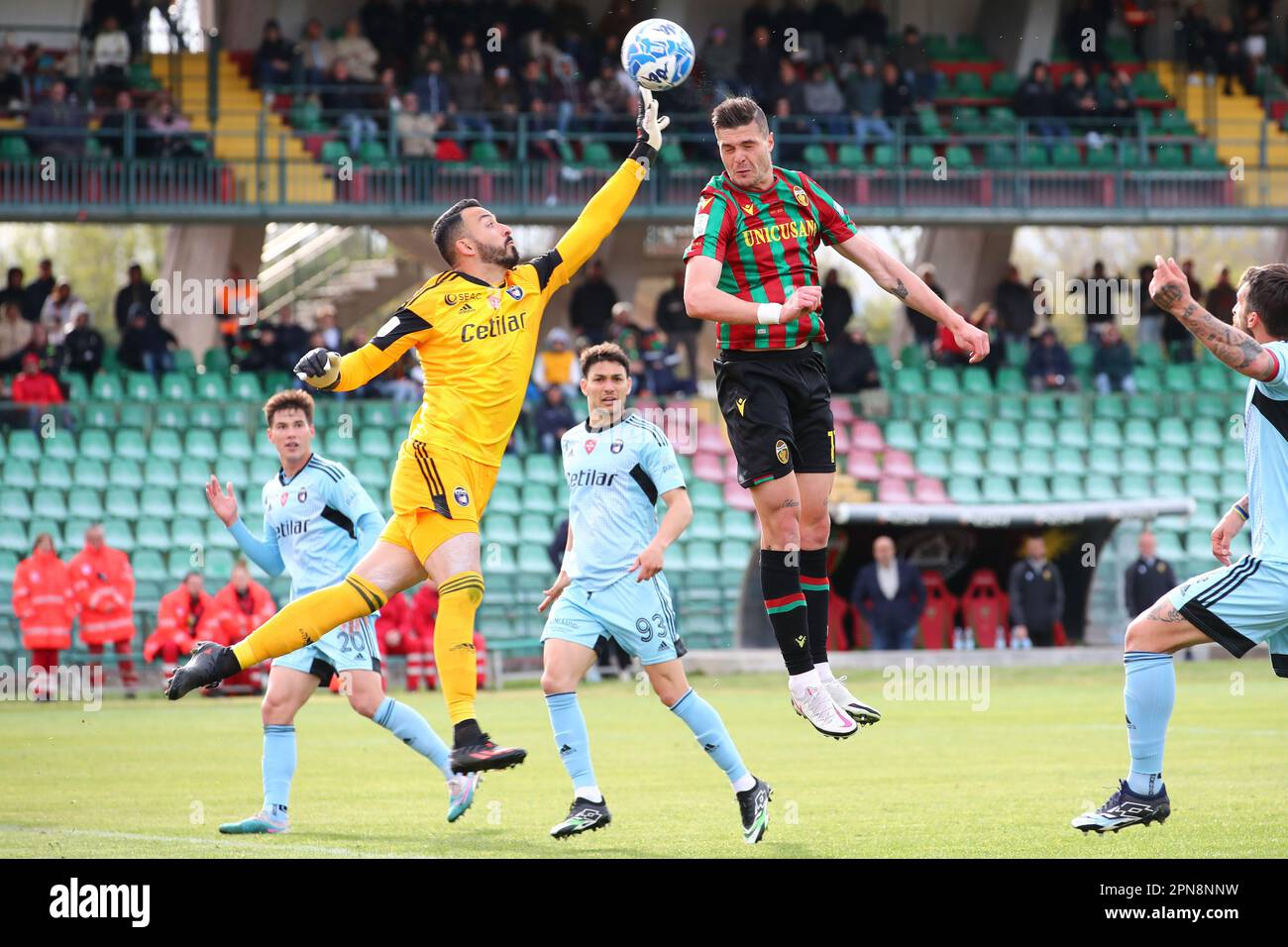 Terni, Italy. 16th Apr, 2023. Nicolas Andrade (Pisa) vs Gabriele ...
