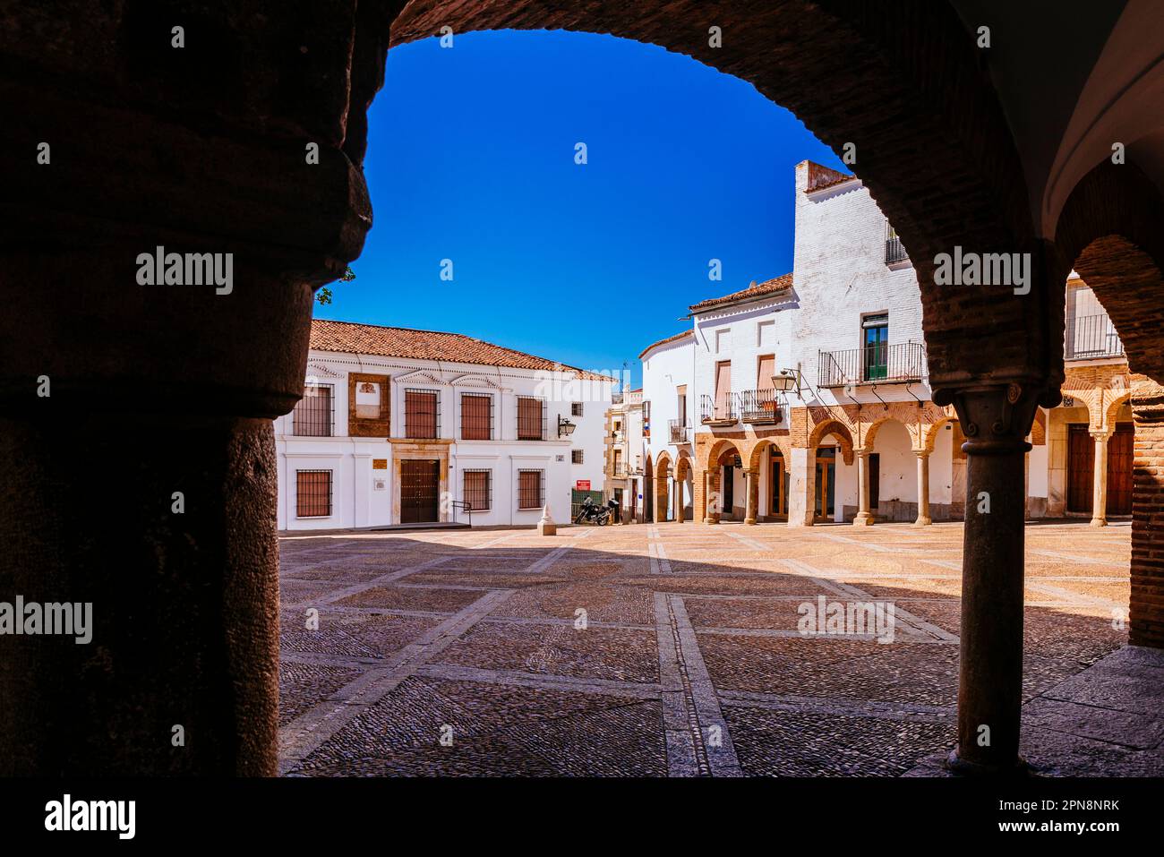 The Plaza Chica of Zafra is the smallest and oldest of the two ...