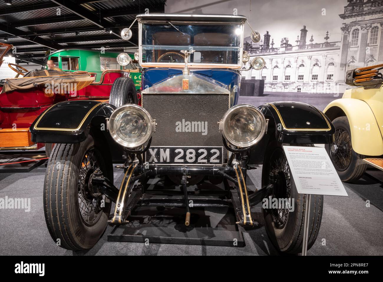 Sparkford.Somerset.United Kingdom.March 26th 2023.A Rolls Royce Silver ...