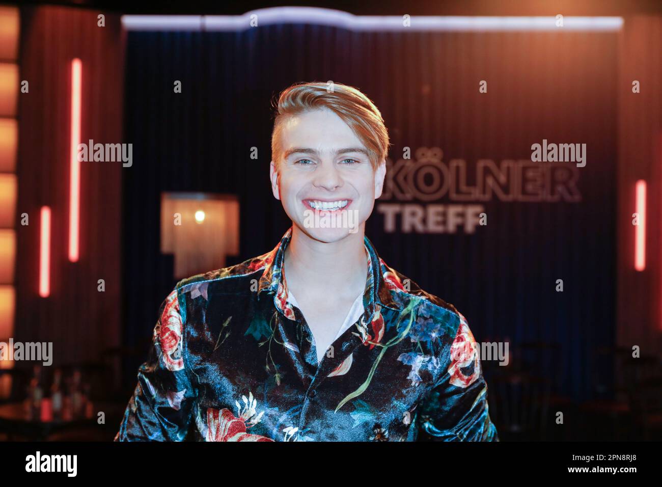 Vincent Gross bei der Aufzeichnung der WDR-Talkshow 'Kölner Treff' im ...