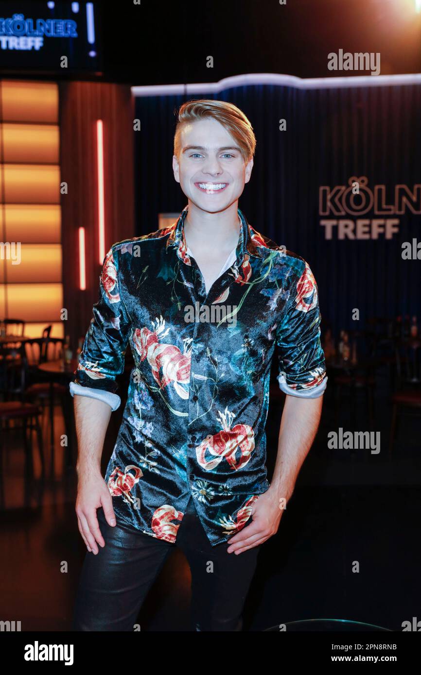 Vincent Gross bei der Aufzeichnung der WDR-Talkshow 'Kölner Treff' im ...