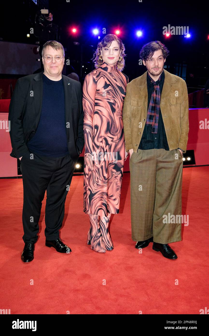 Christoph Hochhäusler, Thea Ehre, Timocin Ziegler photographed ...