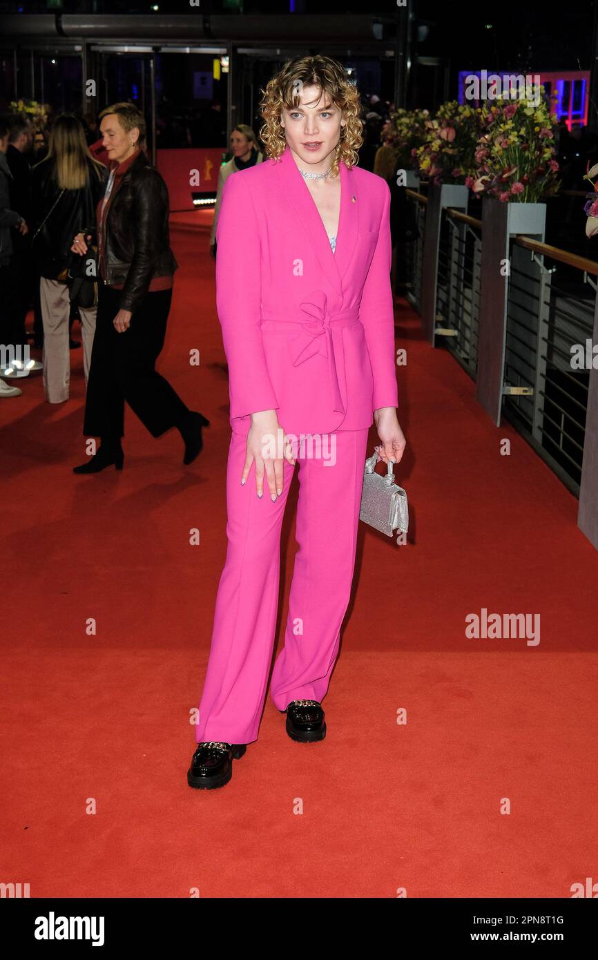 Thea Ehre photographed attending the red carpet for the Closing ...