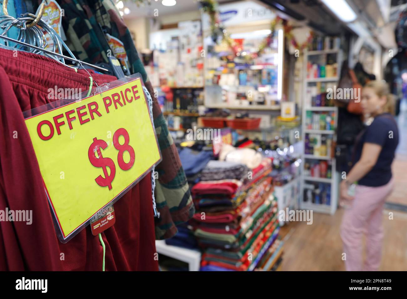 Textile and clothes shop in Little India. Offer price. Singapore Stock ...