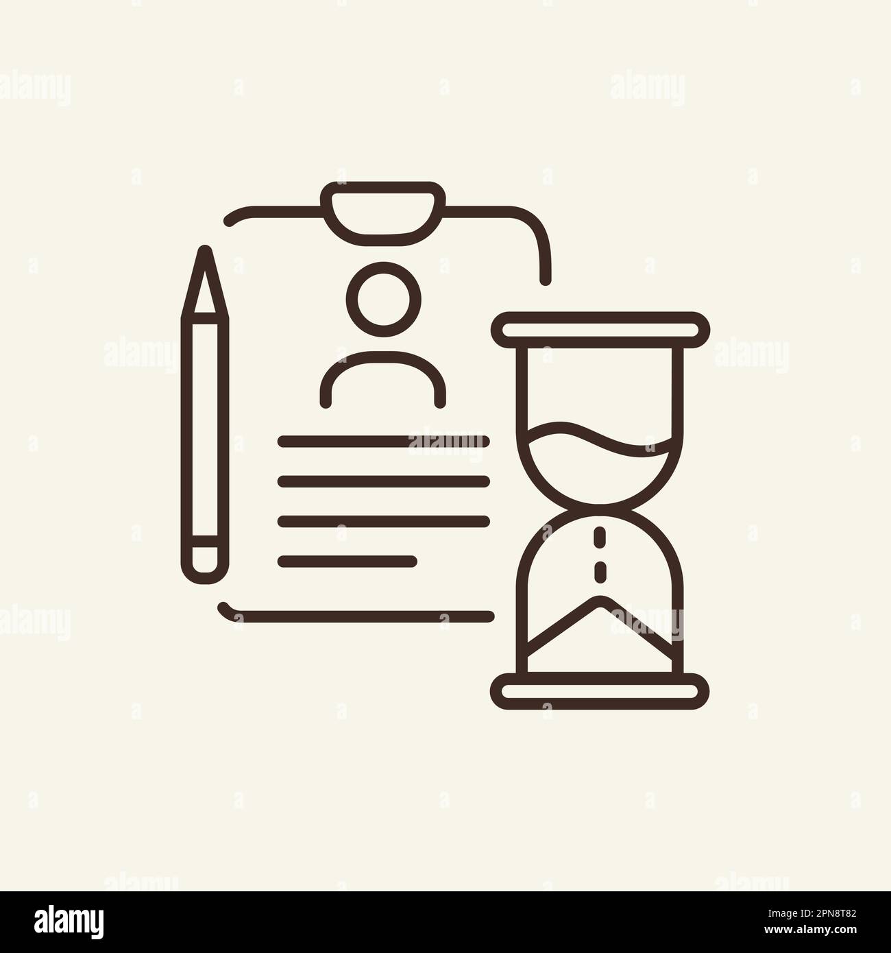 Human resume line icon Stock Vector Image & Art - Alamy