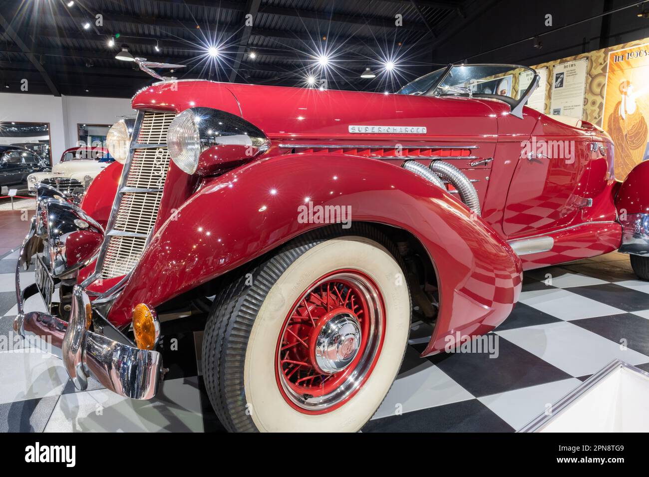 Sparkford.Somerset.United Kingdom.March 26th 2023.An Auburn 852 ...
