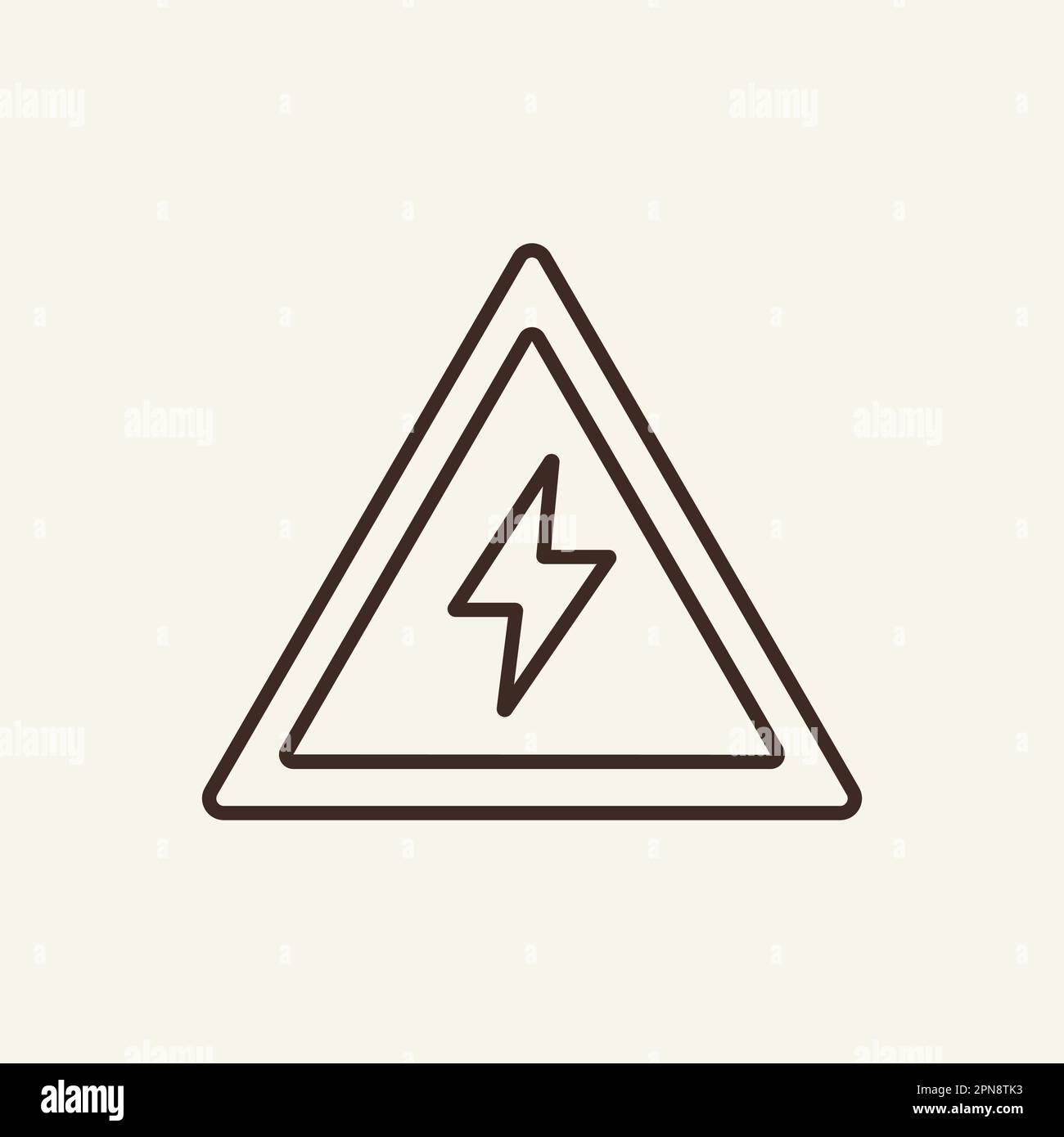 High voltage line icon Stock Vector Image & Art - Alamy