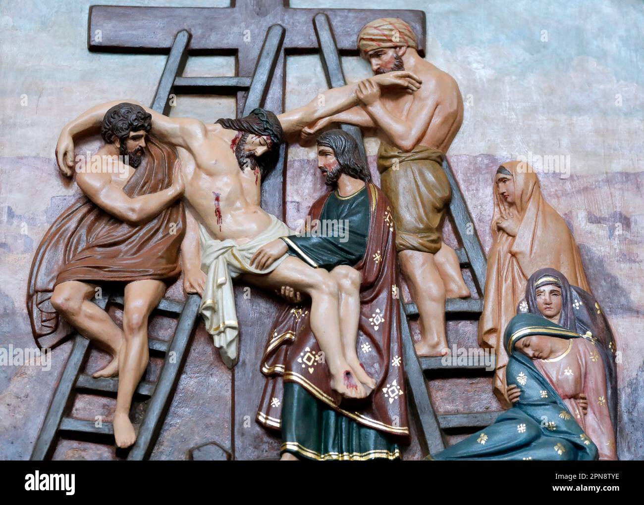 13 stations of the cross, jesus hi-res stock photography and images - Alamy