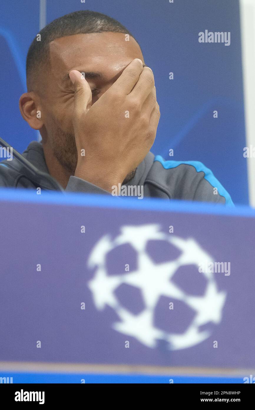 SSC Napoli's Brazilian defender Juan Jesus During press conference SSC ...
