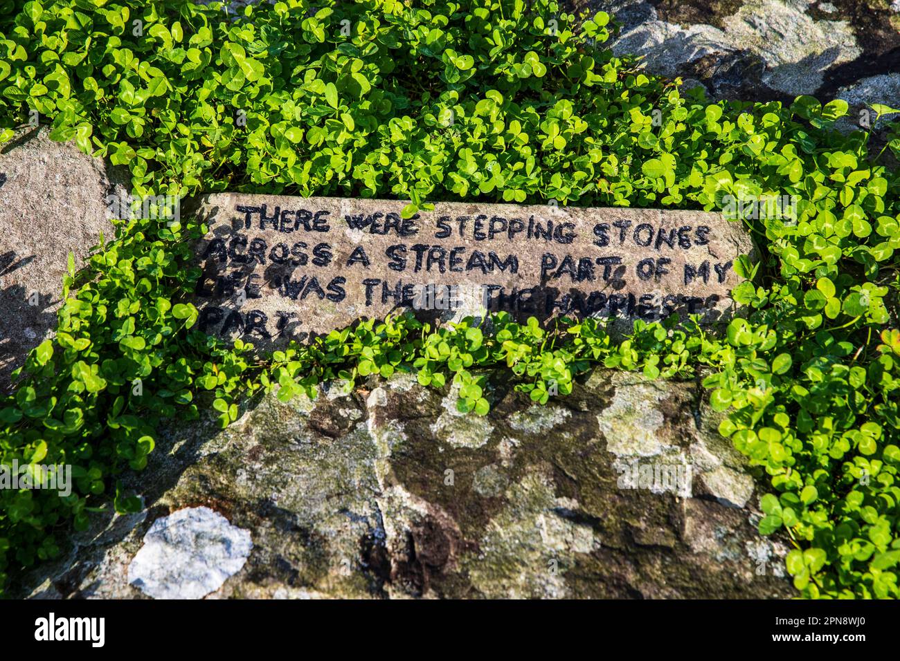 Grave of Patrick Kavanagh, Iniskeen, County Monaghan Stock Photo - Alamy