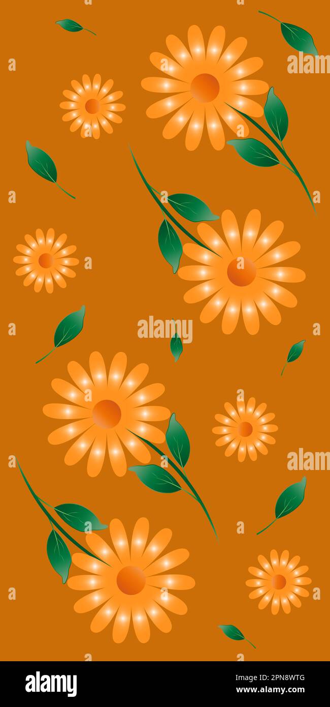 Dark chamomile plant Stock Vector Images - Alamy
