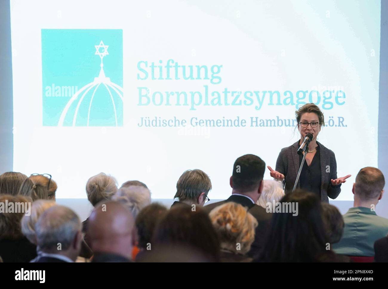 Hamburg, Germany. 17th Apr, 2023. Carola Veit (SPD), President of the ...