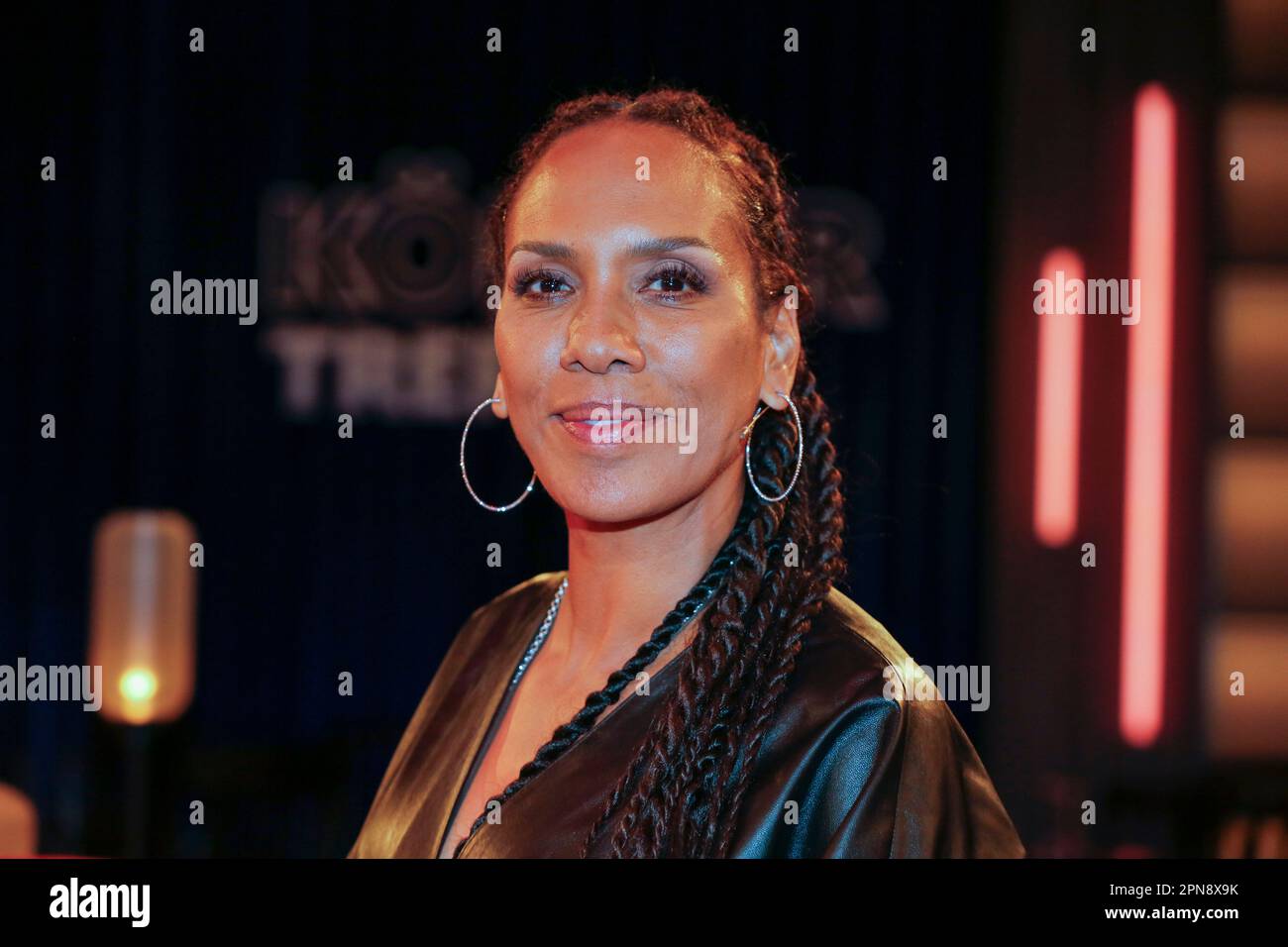 Barbara Becker bei der Aufzeichnung der WDR-Talkshow 'Kölner Treff' im ...