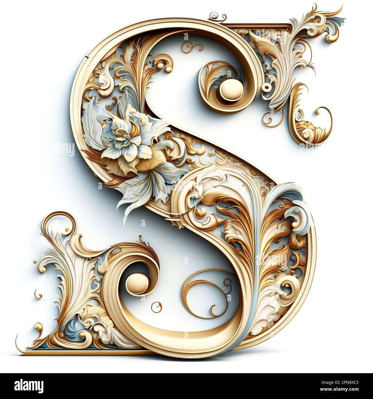 Letter s wedding logo hi-res stock photography and images - Alamy