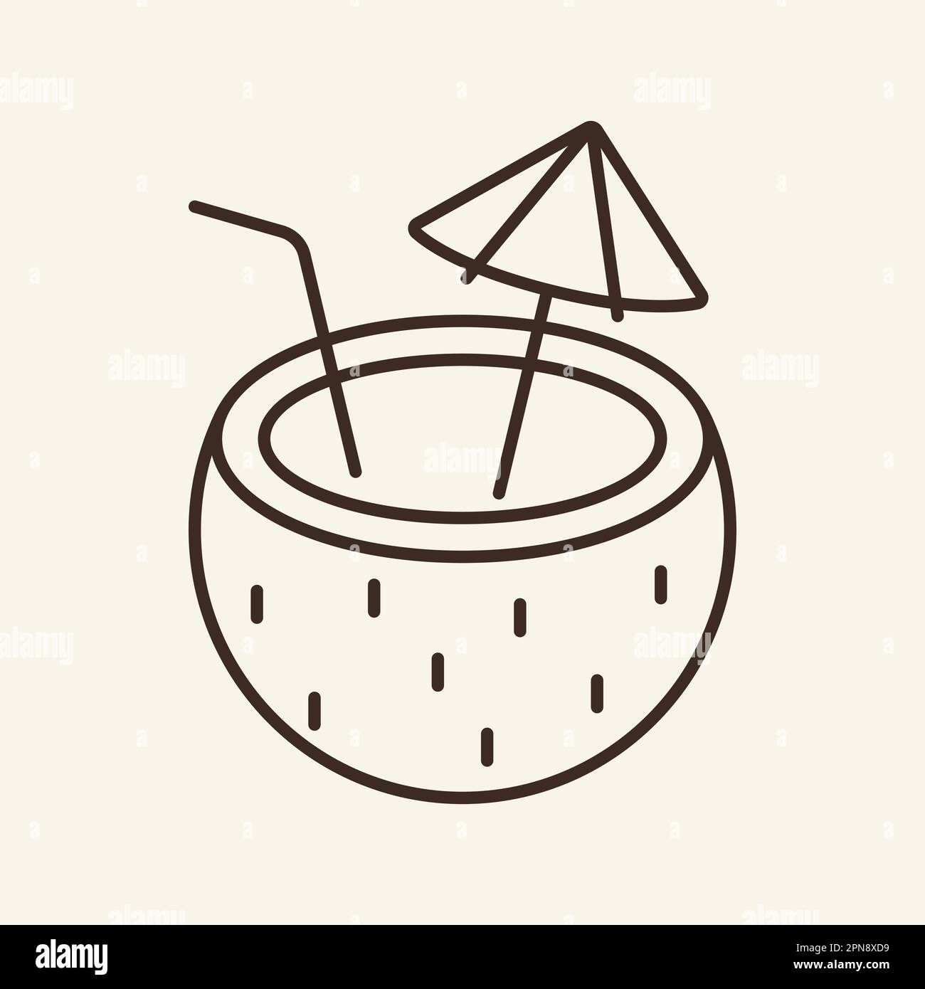 Drink mixing line icon Stock Vector Images - Alamy