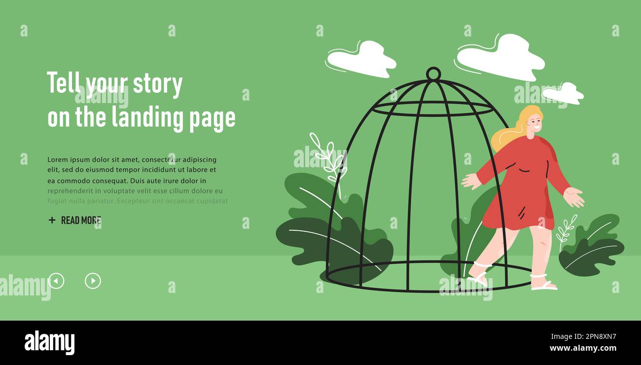 Cartoon woman escaping from domestic violence Stock Vector Image & Art ...