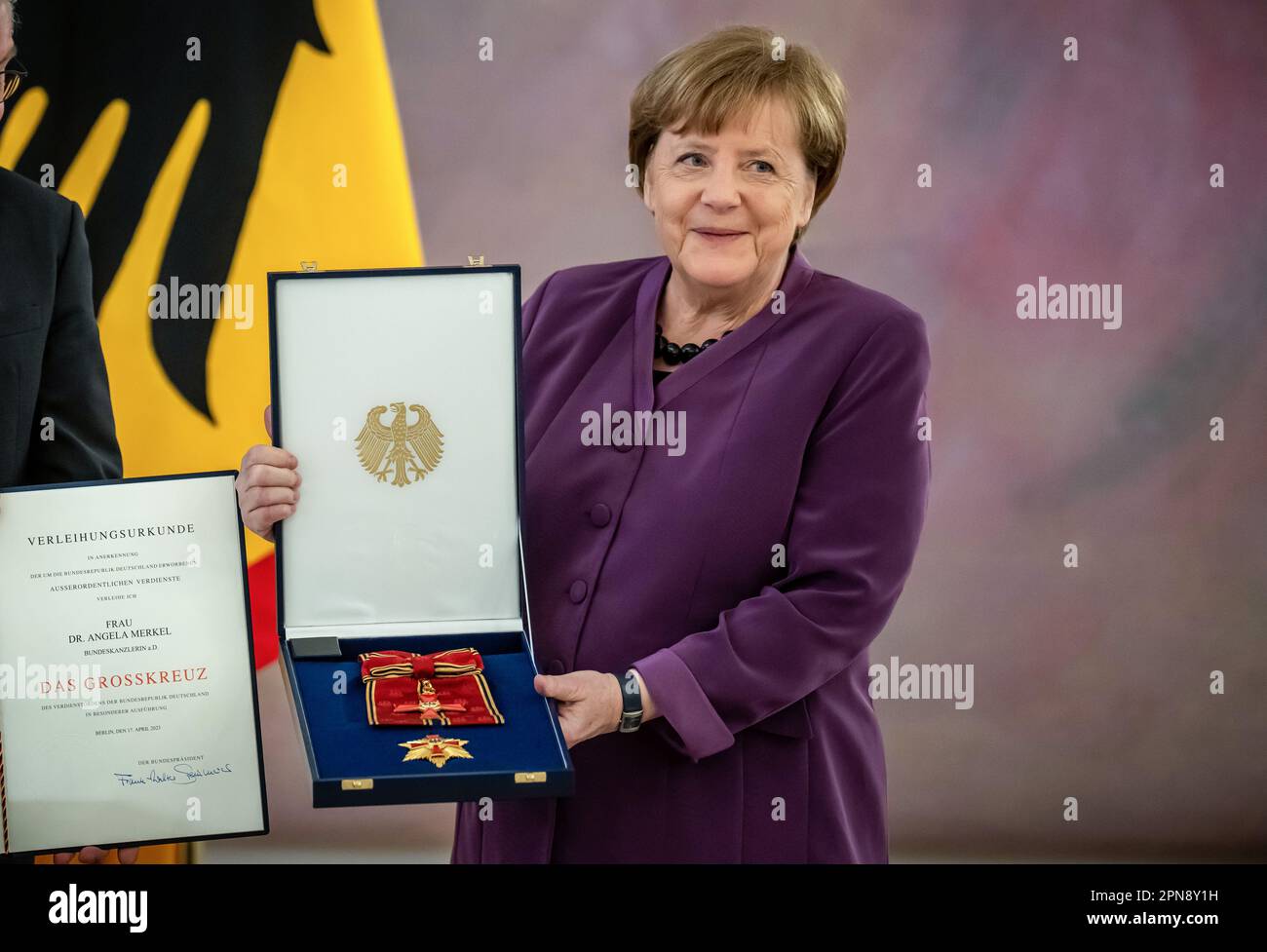 Berlin, Germany. 17th Apr, 2023. Angela Merkel (CDU), former German ...