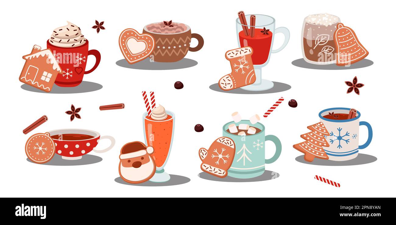 Cartoon hot chocolate hi-res stock photography and images - Alamy