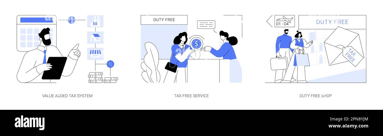 VAT system abstract concept vector illustrations Stock Vector Image ...