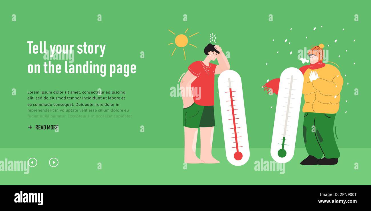 Cartoon hot thermometer hi-res stock photography and images - Alamy