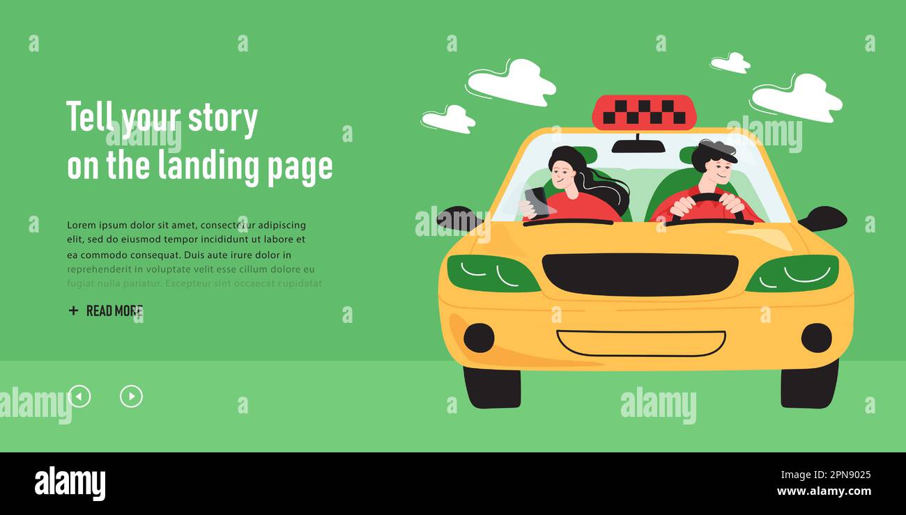 Man driver cartoon hi-res stock photography and images - Alamy