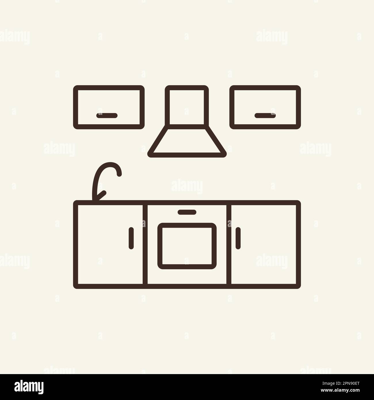 Corner cottage Stock Vector Images - Alamy