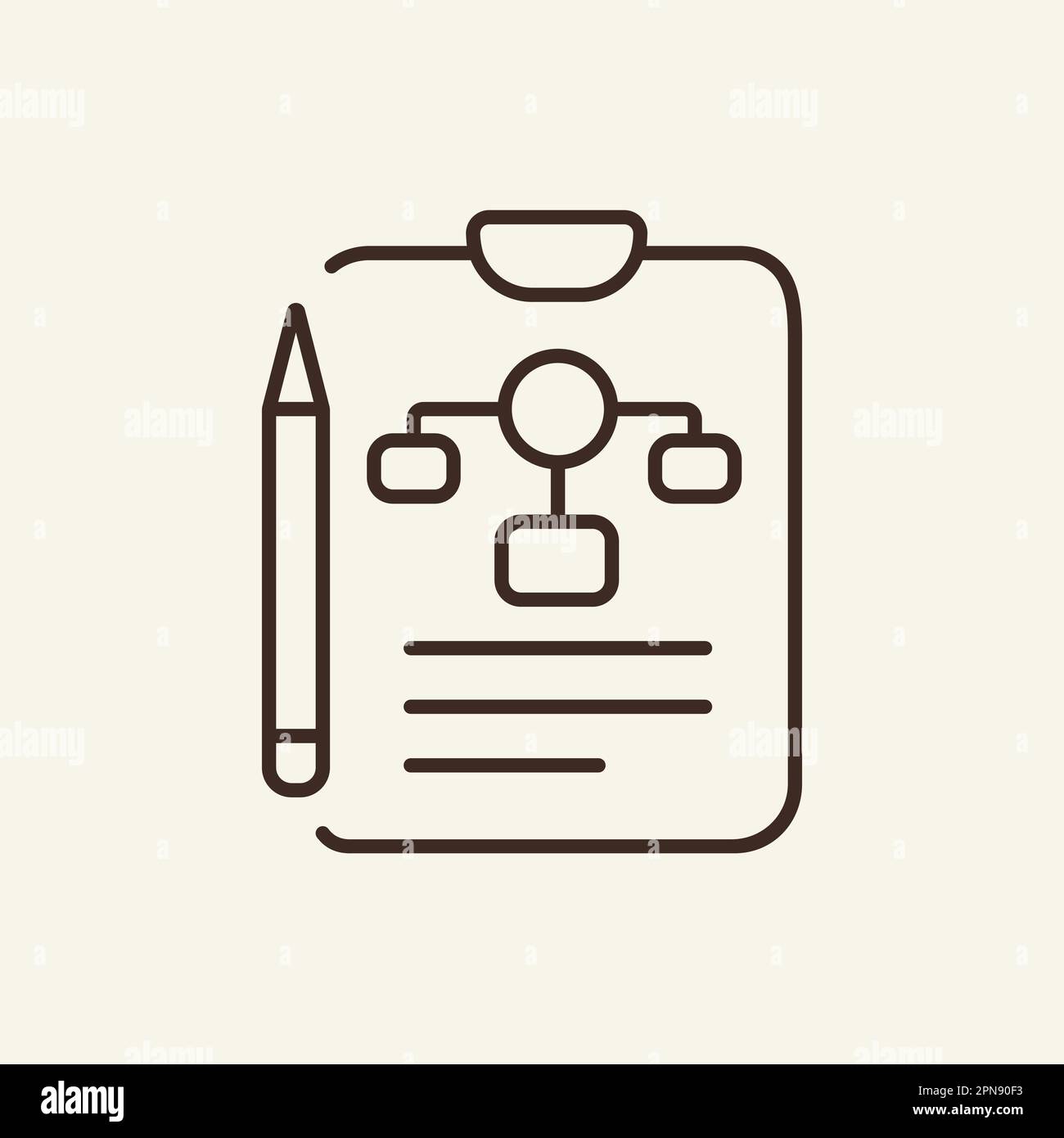 Project plan line icon Stock Vector Image & Art - Alamy