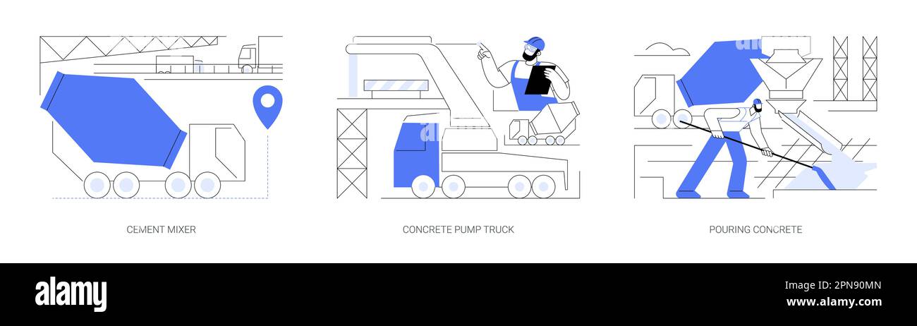 Heavy equipment abstract concept vector illustrations Stock Vector ...