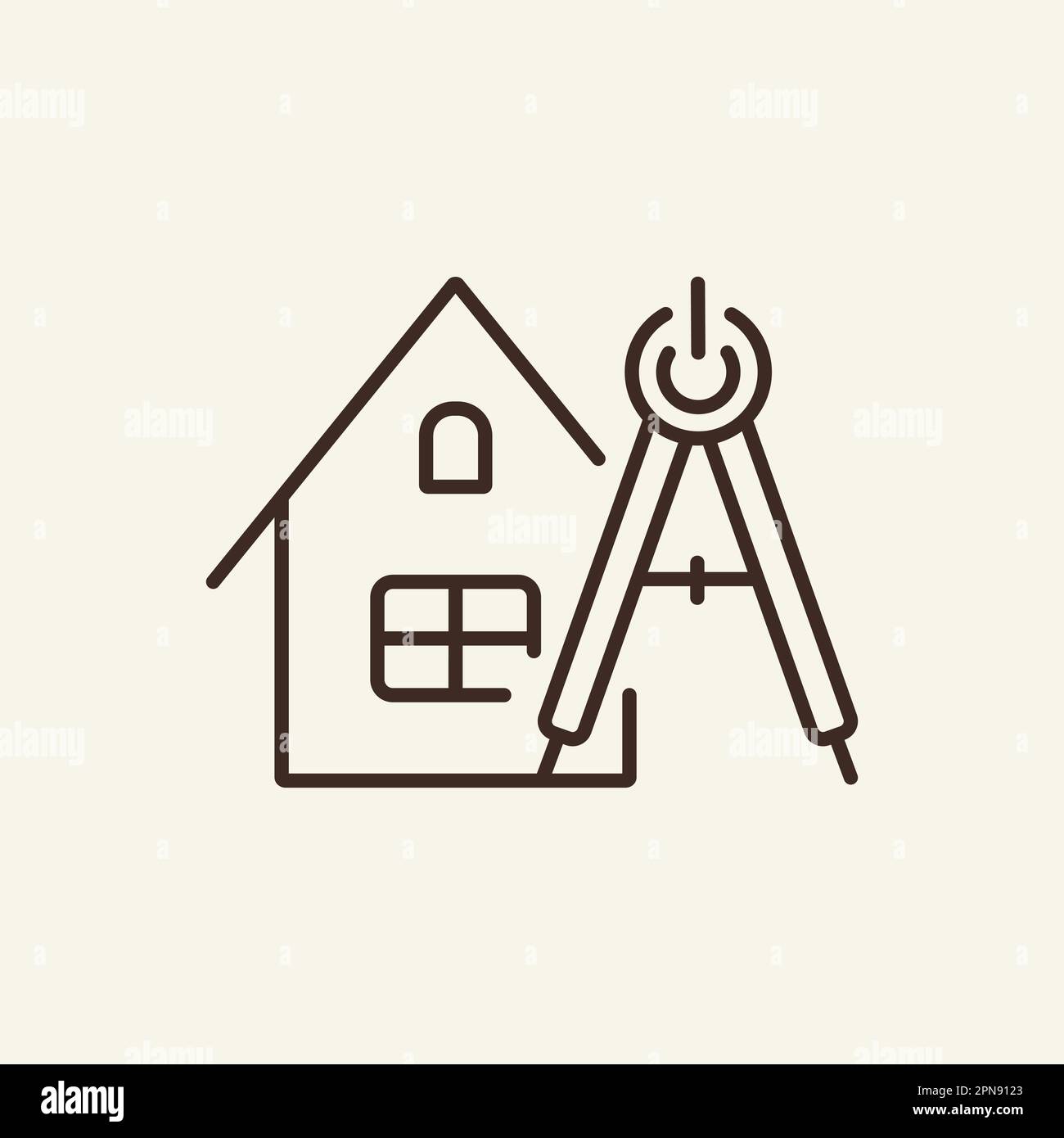 Lifestyle house builder Stock Vector Images - Alamy