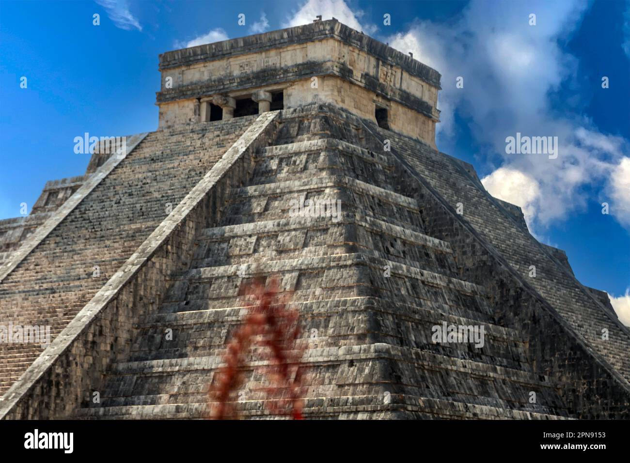 Nice photo of the pyramid of Chichen Itza in Mexico is the famous ...