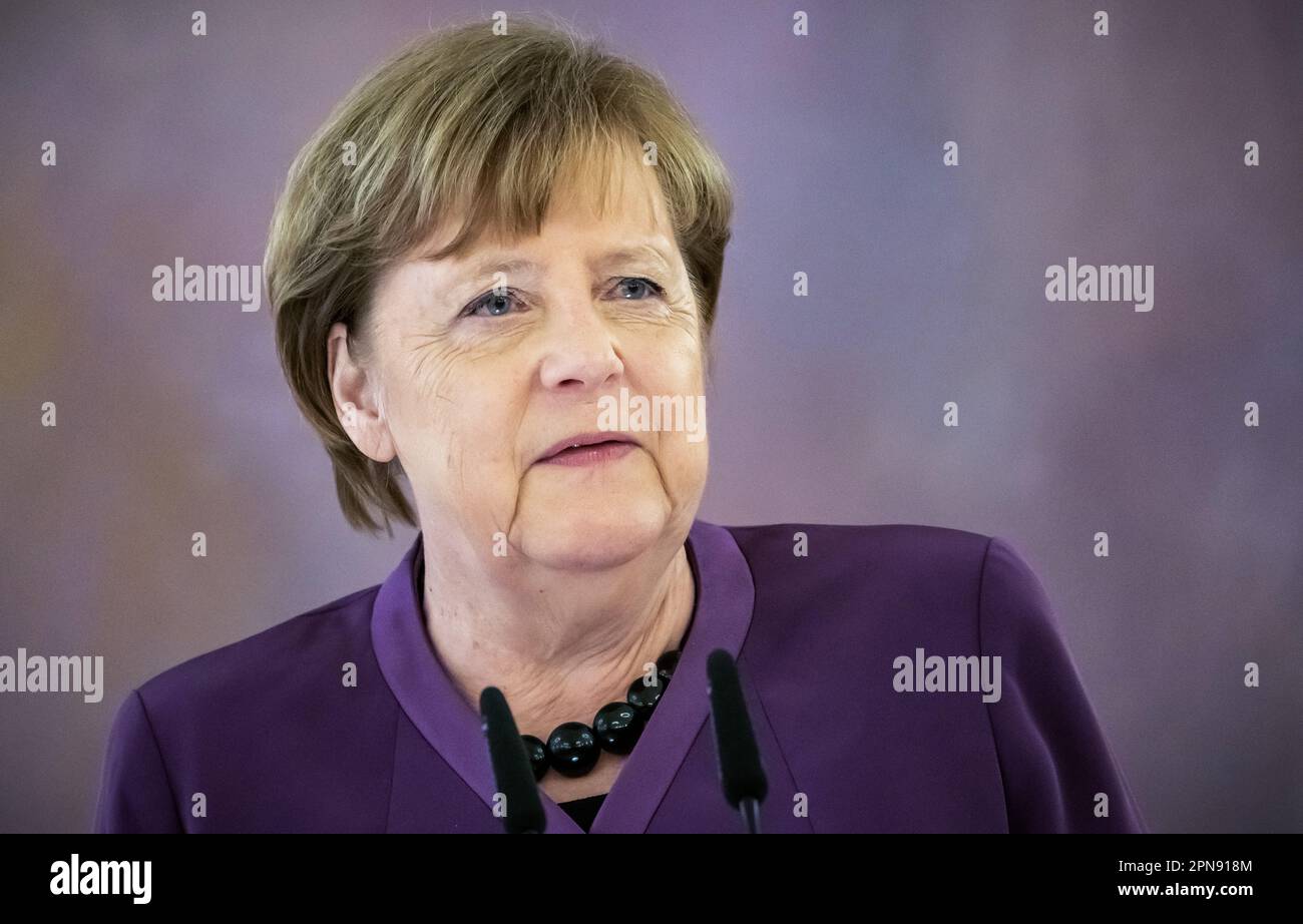 Berlin, Germany. 17th Apr, 2023. Angela Merkel, (CDU), former German ...
