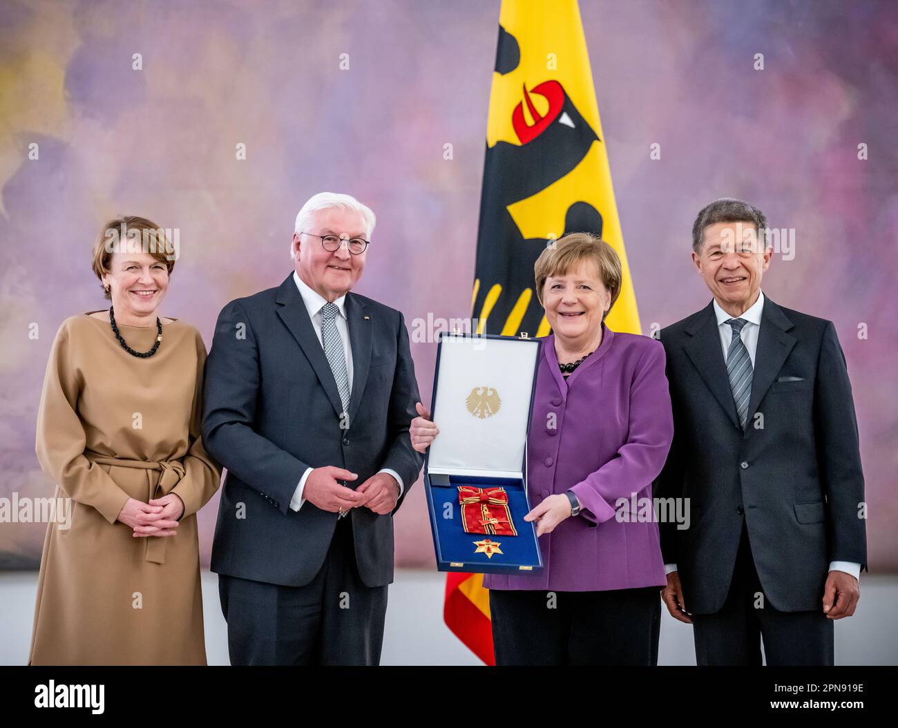 Berlin, Germany. 17th Apr, 2023. Angela Merkel (CDU), former German ...